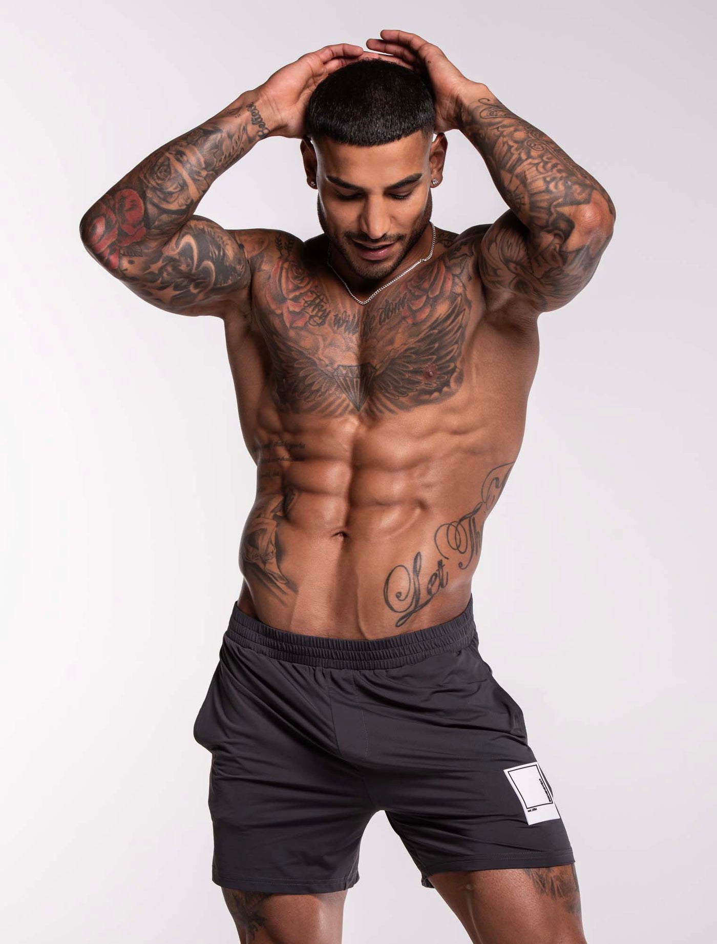 Mesh Football Shorts - Defence Grey – Box Menswear