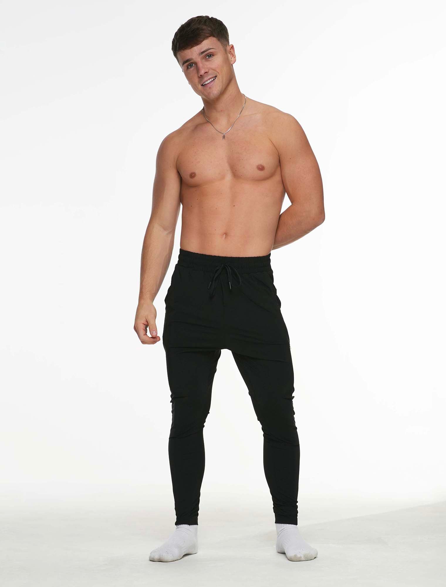 V2 Active Panelled Joggers - Black – Box Menswear